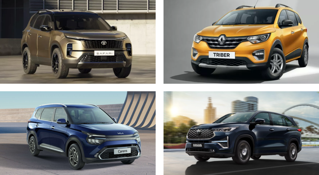 Best 7-Seater Cars in India with High Mileage & Performance - Vahan Info